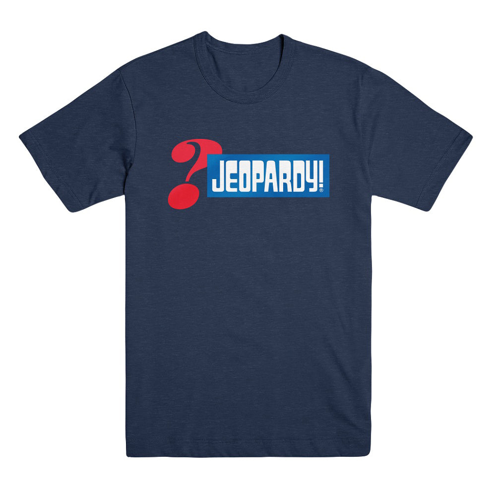 Jeopardy! Logo Blue Tee – The Jeopardy! Store