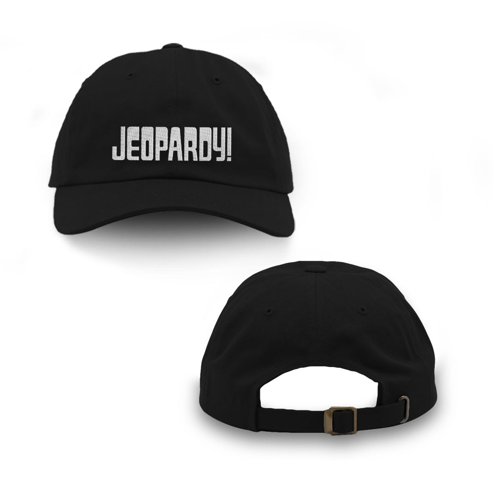 Jeopardy! Black Logo Hat – The Jeopardy! Store