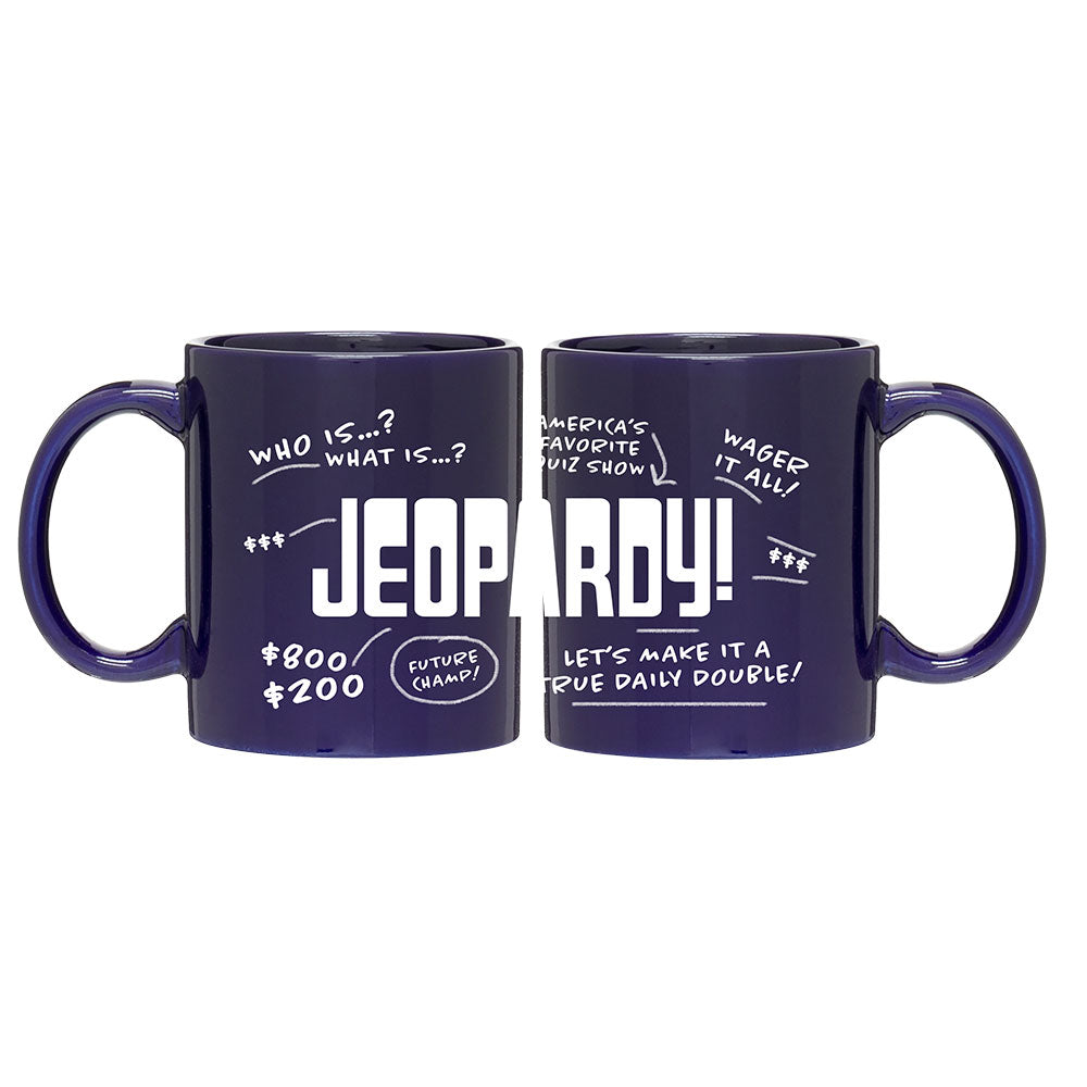 Jeopardy! Logo Scribble Mug – The Jeopardy! Store