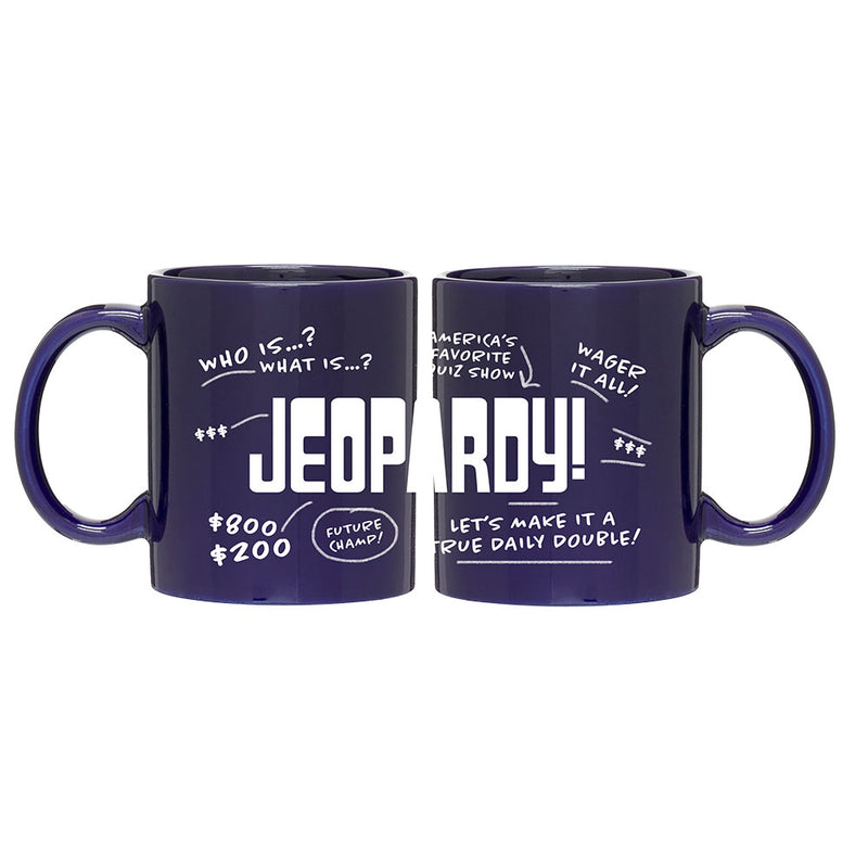 Jeopardy! Logo Scribble Mug – The Jeopardy! Store